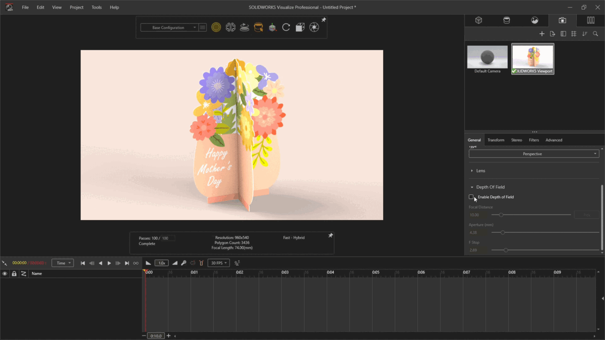 3D Mother's Day Card : SOLIDWORKS Tutorial
